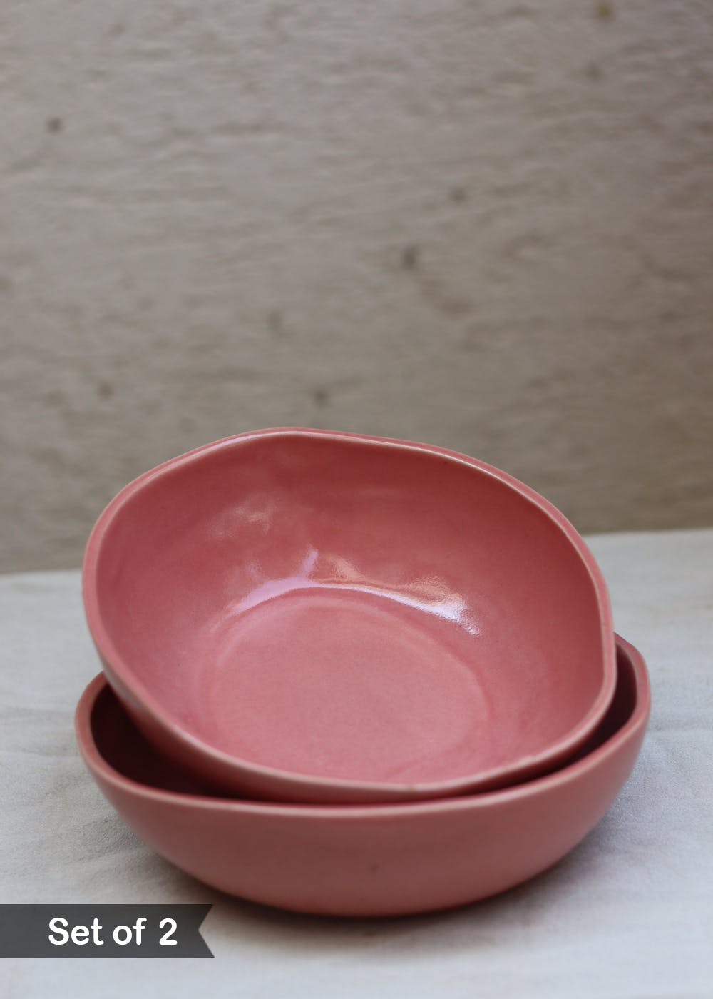 Get Pink Curry Bowl - Set of 2 at ₹ 849 | LBB Shop