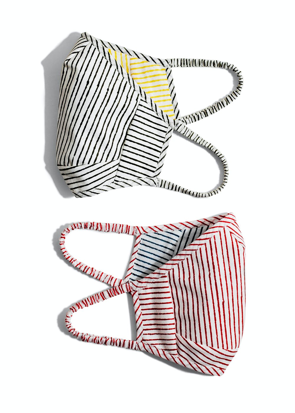 Get Pin-Stripes Reversible Loop Mask - Set of 2 at ₹ 825 | LBB Shop