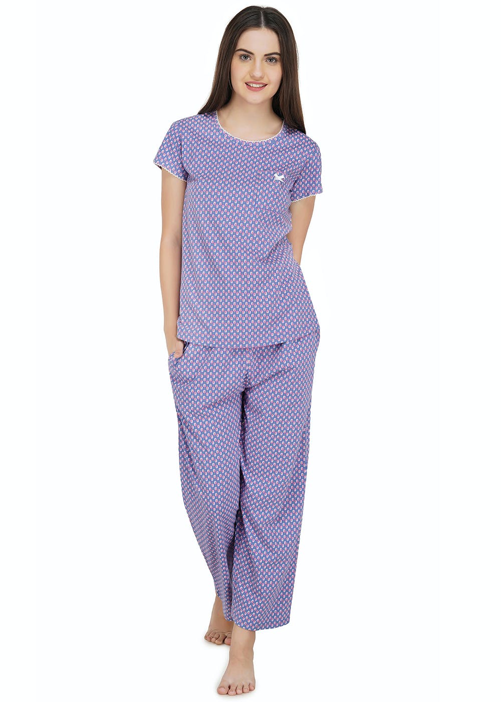 Get Lilac Pajama Set at ₹ 899 | LBB Shop