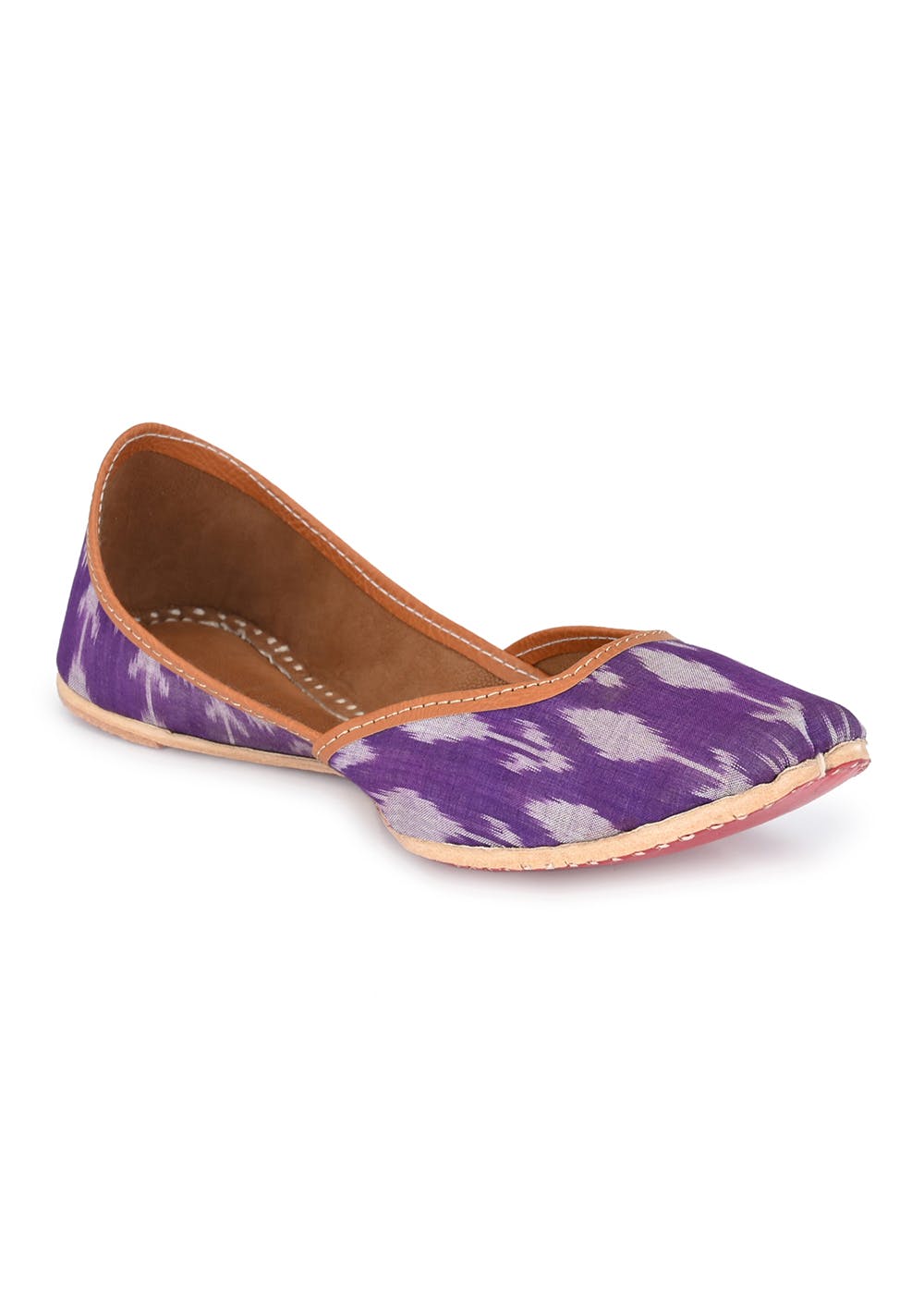 Get Purple Ikat Juttis at ₹ 1119 | LBB Shop
