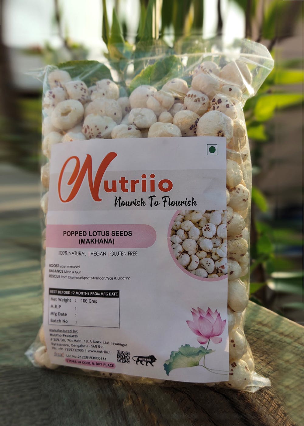Get Popped Lotus Seeds (Makhana) - 100 Gm at ₹ 150 | LBB Shop
