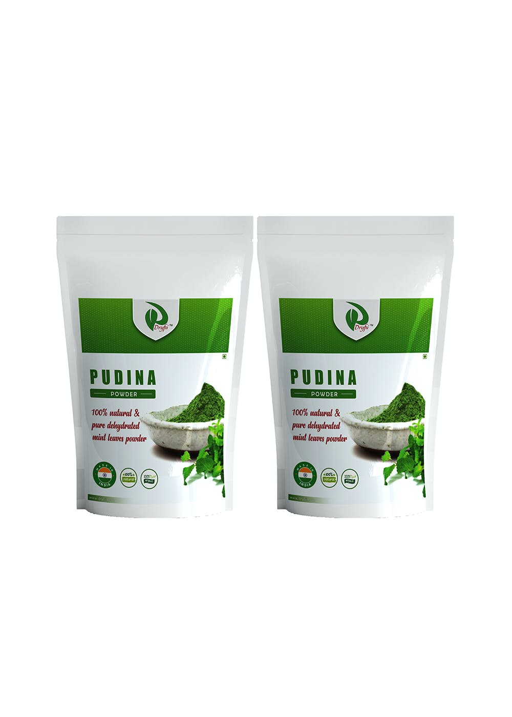 Get Mint (Pudina) Powder - Pack of 2 - 200 Grams (100 grams x2) at ...