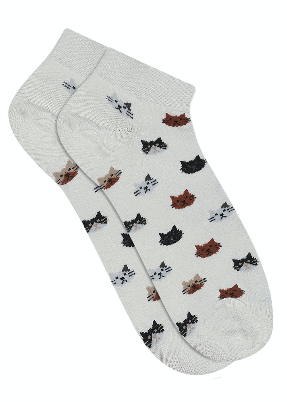 Get Multi Kitten Graphic Grey Unisex Socks at ₹ 199 | LBB Shop