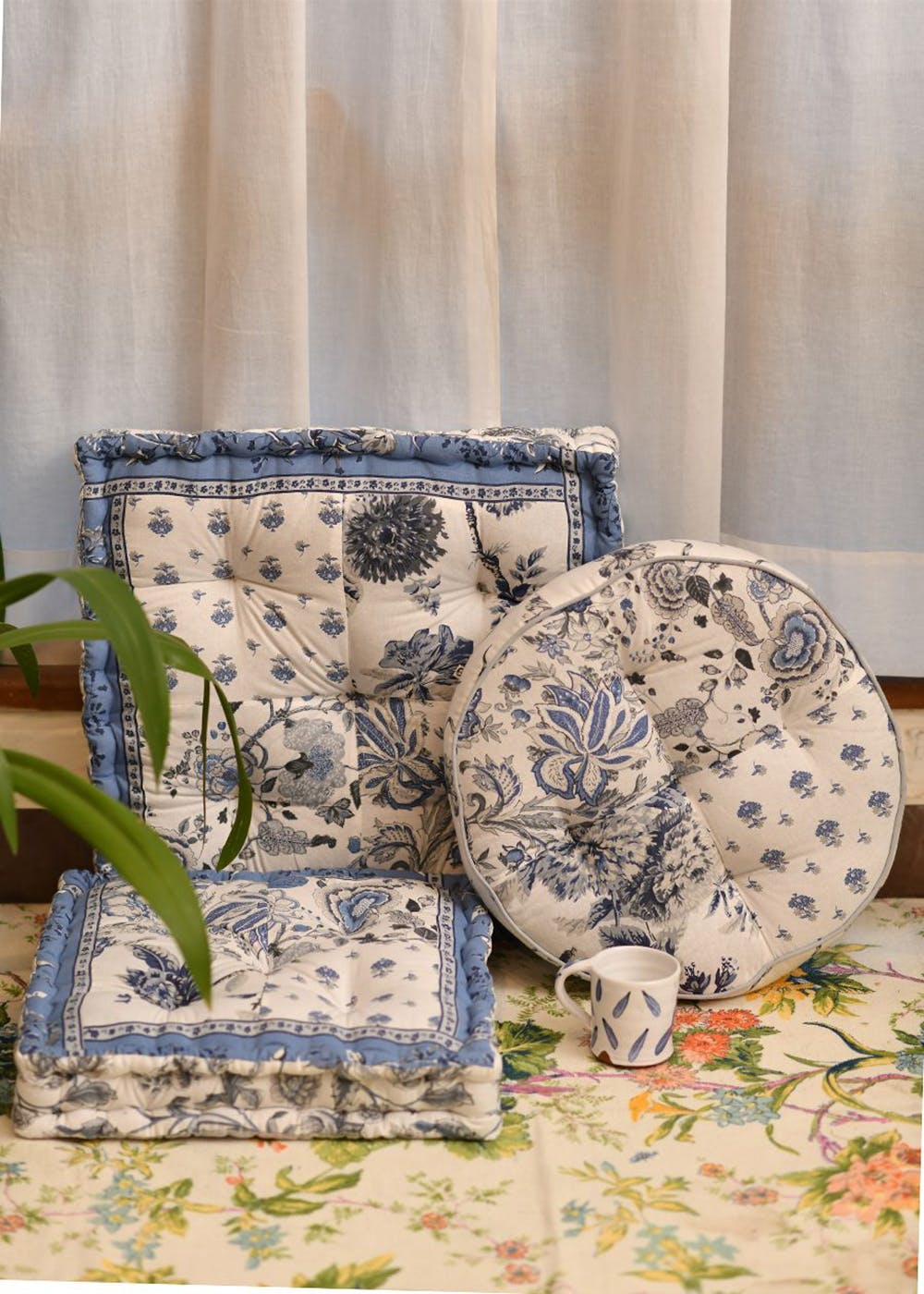 Get Porcelian PW Floor Cushion-16x16 at ₹ 700 | LBB Shop