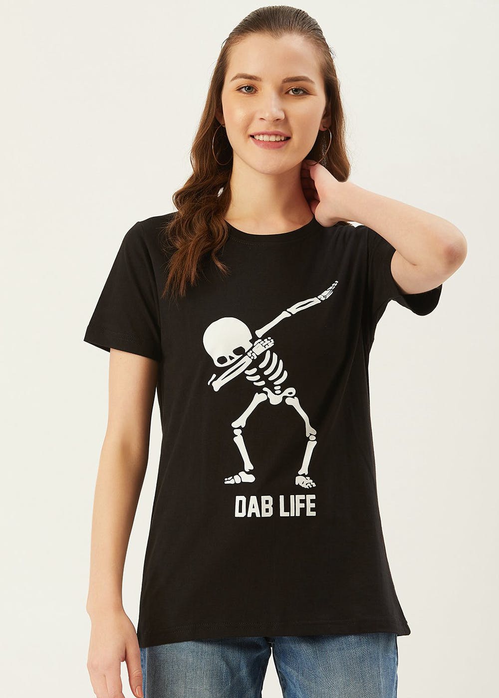 Get Dab Life Black T-Shirt at ₹ 549 | LBB Shop