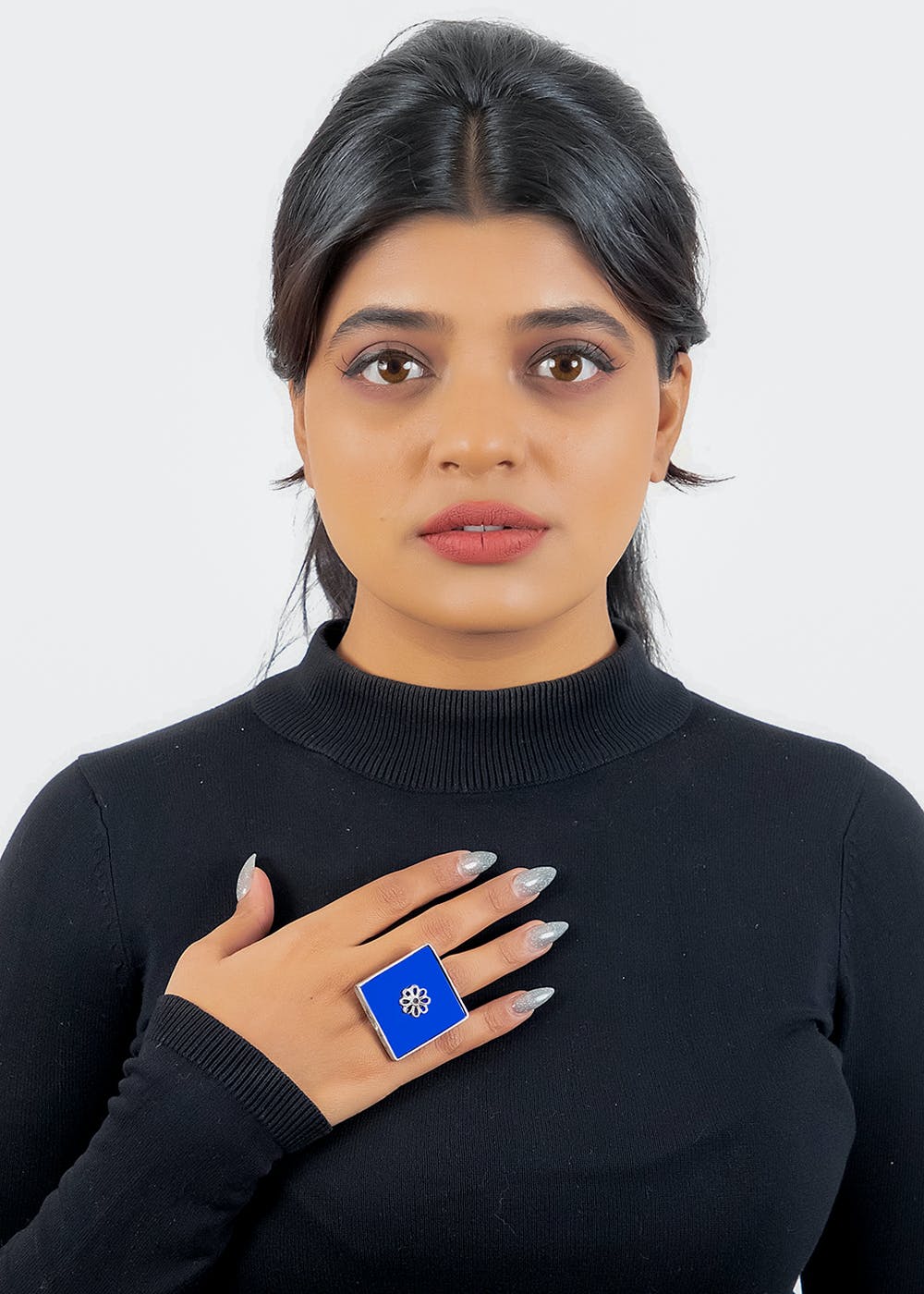 Get Square Glass Ring at ₹ 950 | LBB Shop