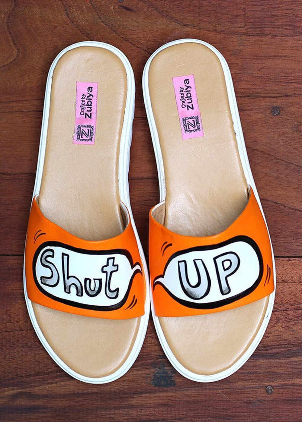 Get Handpainted Orange Slip-Ons at ₹ 999 | LBB Shop