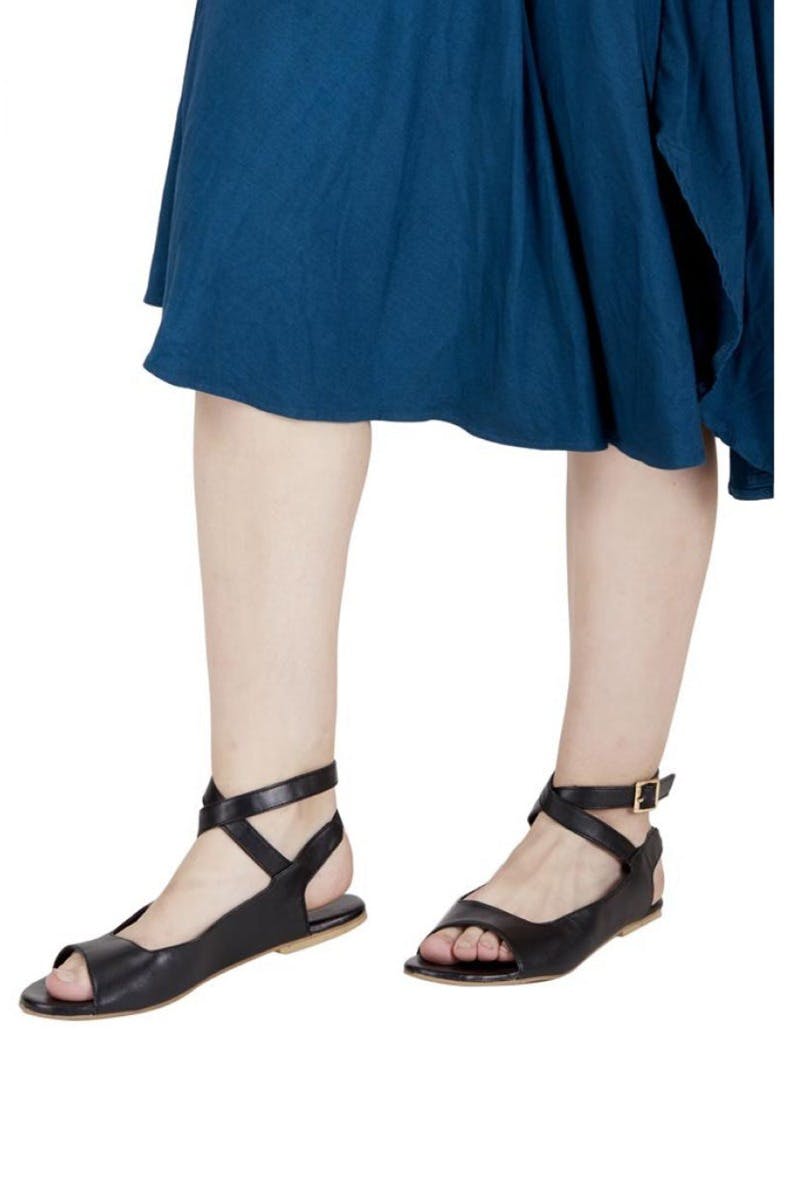 Get Double Strap Buckle Closure Sandals at ₹ 699 | LBB Shop