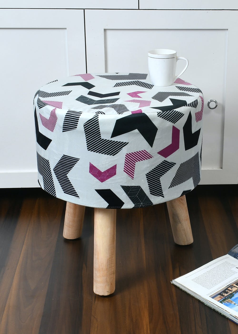 Get Printed Stool BlueWith Digital Print at ₹ 1699 | LBB Shop