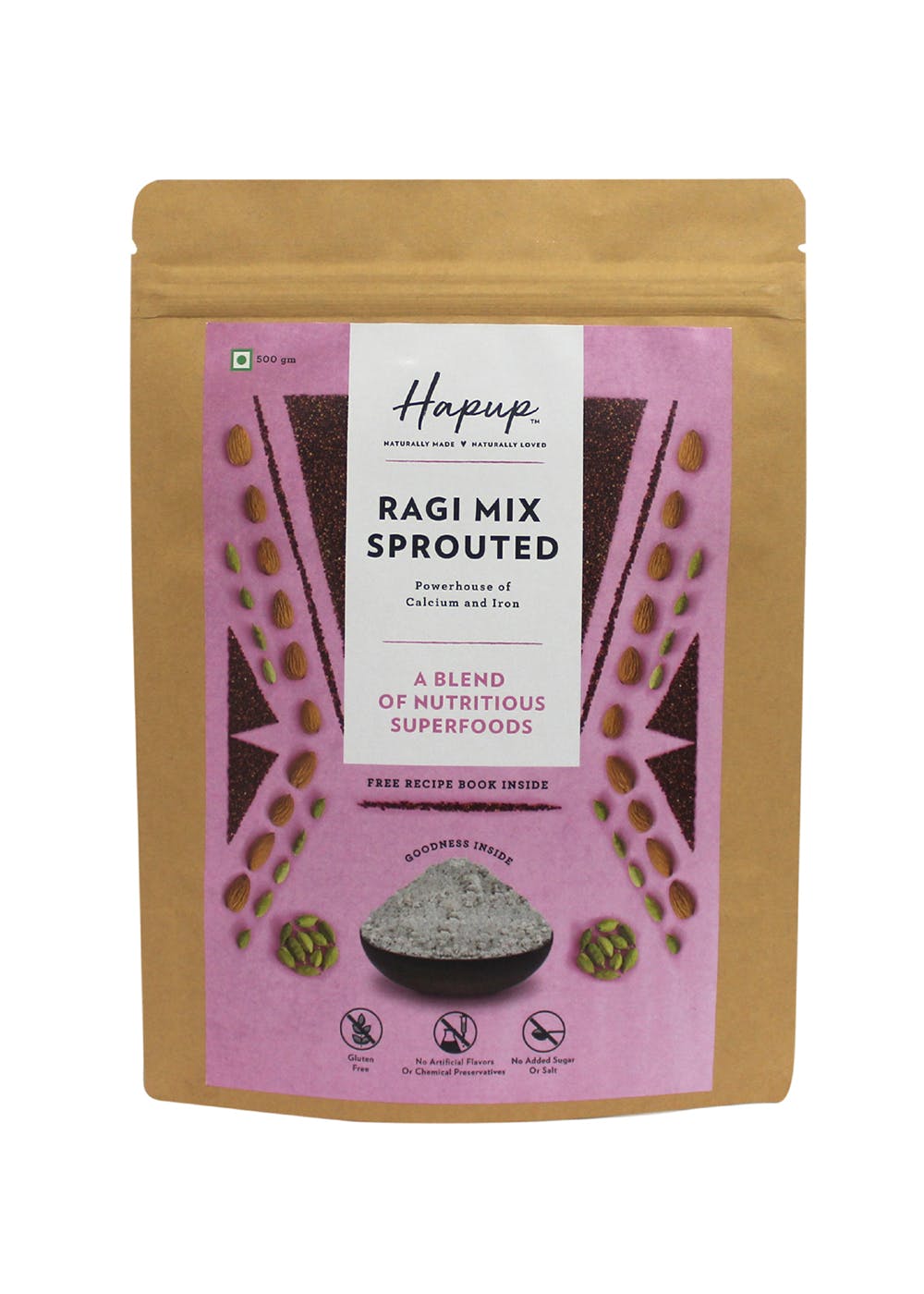 Get Ragi Mix Sprouted Powder, Food for Children - 500 Gm Pack at ₹ 379 ...