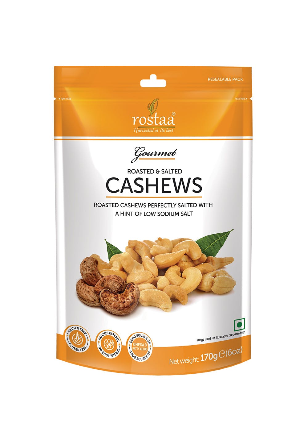 Get Roasted & Salted Cashew - 170gm at ₹ 395 | LBB Shop