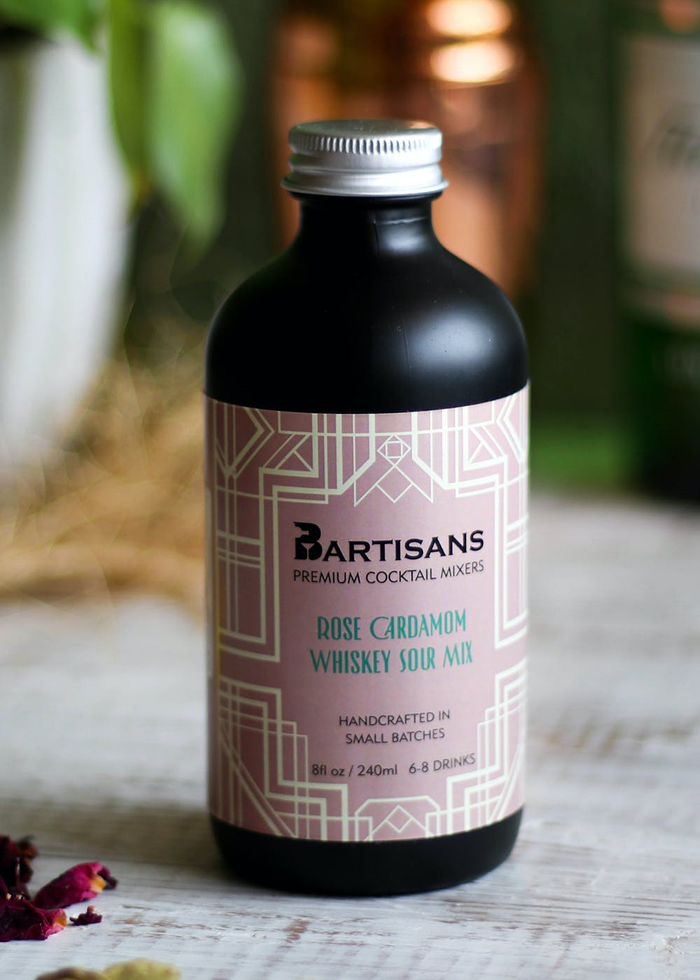 Get Rose Cardamom Sour Cocktail Mixer - 240ml (Makes 6-8 Drinks) at ...