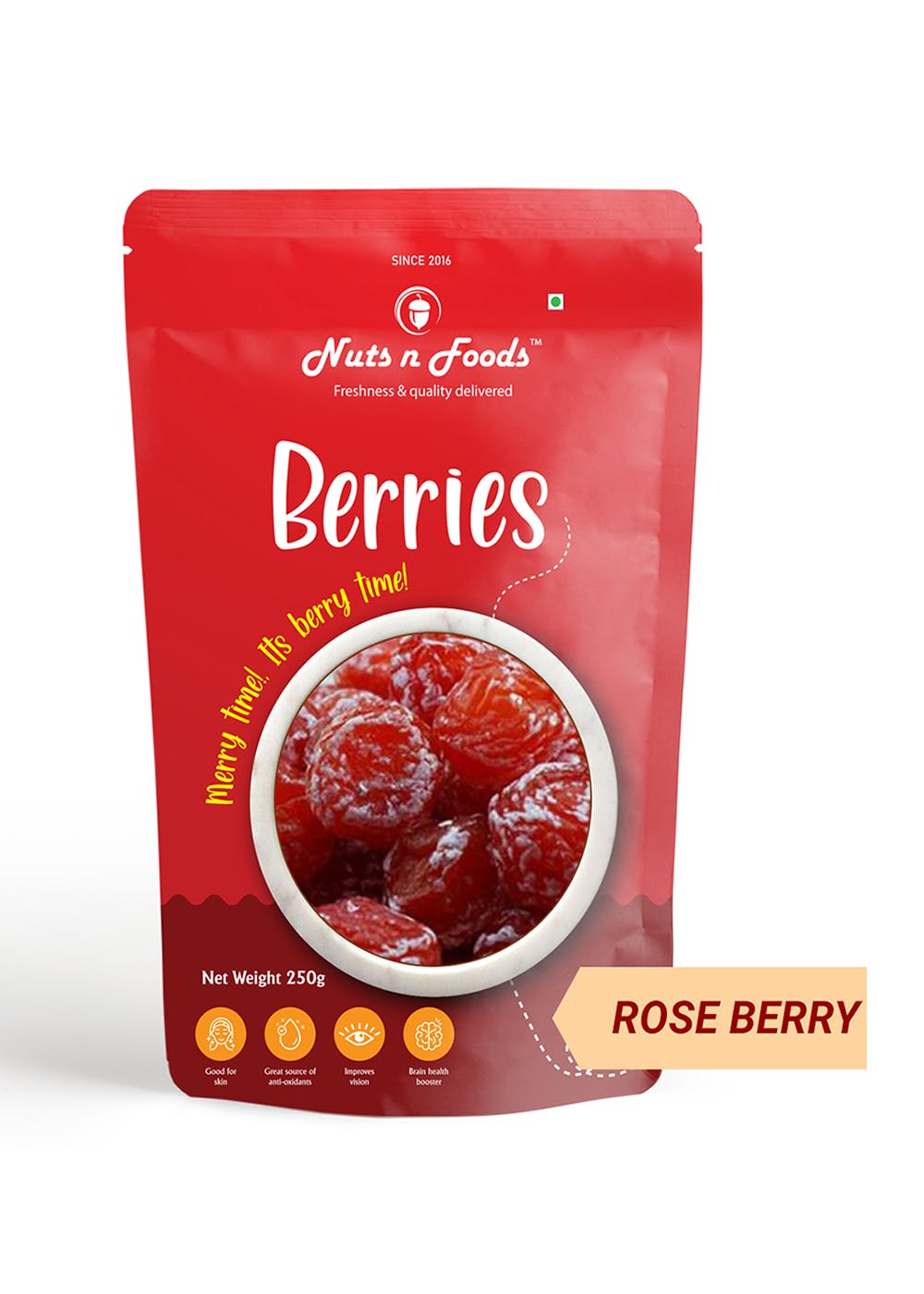 Get Dried Rose Berries - 250 gms at ₹ 301 | LBB Shop