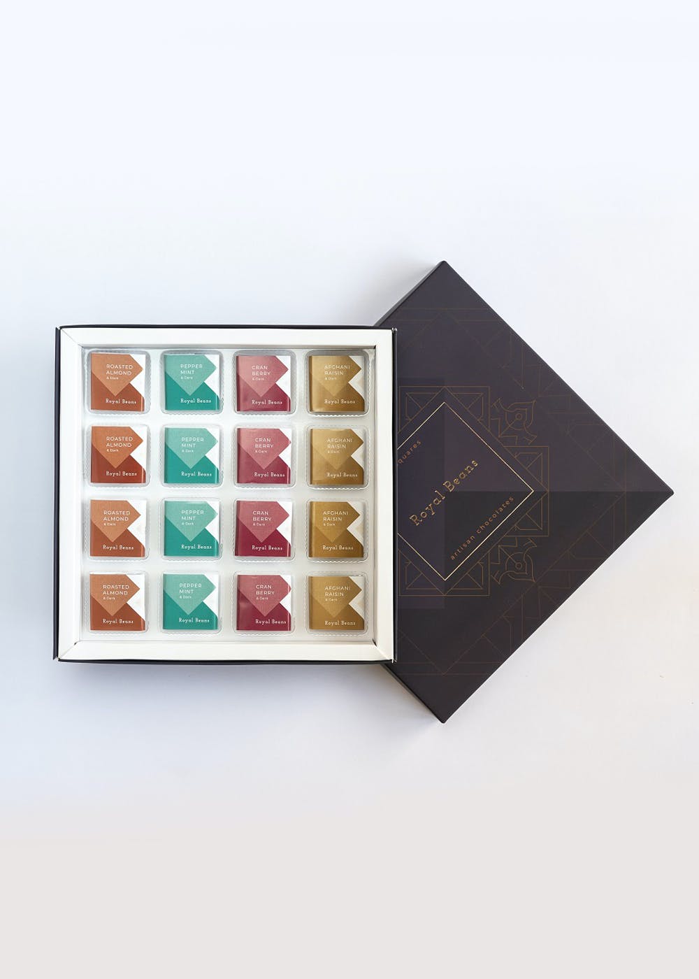 Get Chocolate Squares – Assorted Solid – Dark Chocolates (Box-16) at ...