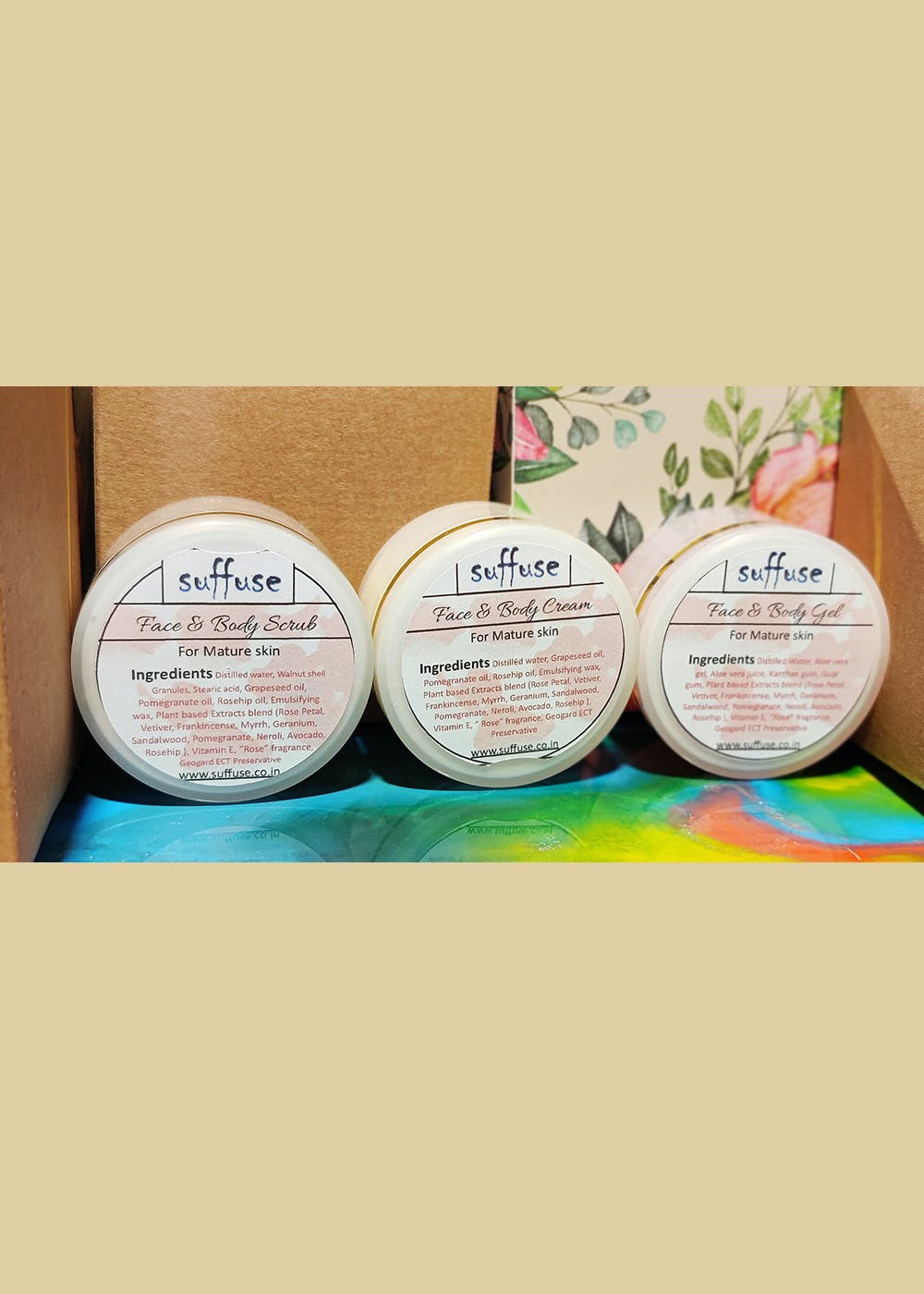 Get Face & Body Care Combo - For Mature Skin - 150gm at ₹ 600 | LBB Shop