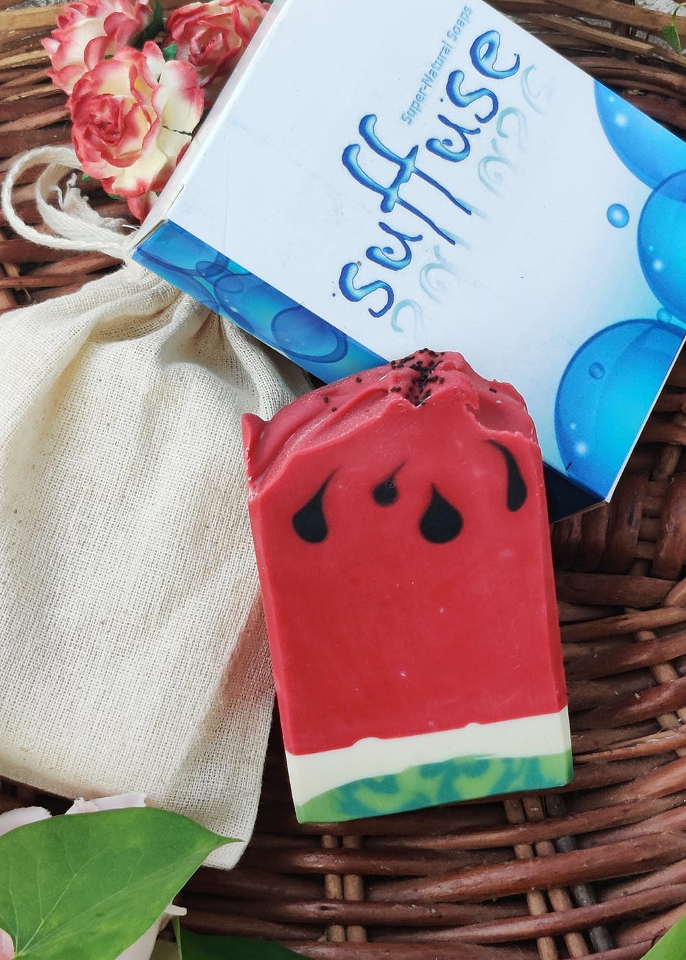 Get Watermelon Cold Process Soap - 100gm at ₹ 350 | LBB Shop