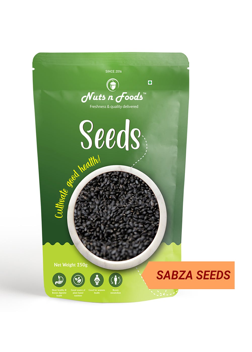 Get Sabja Seeds - 250 gms at ₹ 206 | LBB Shop