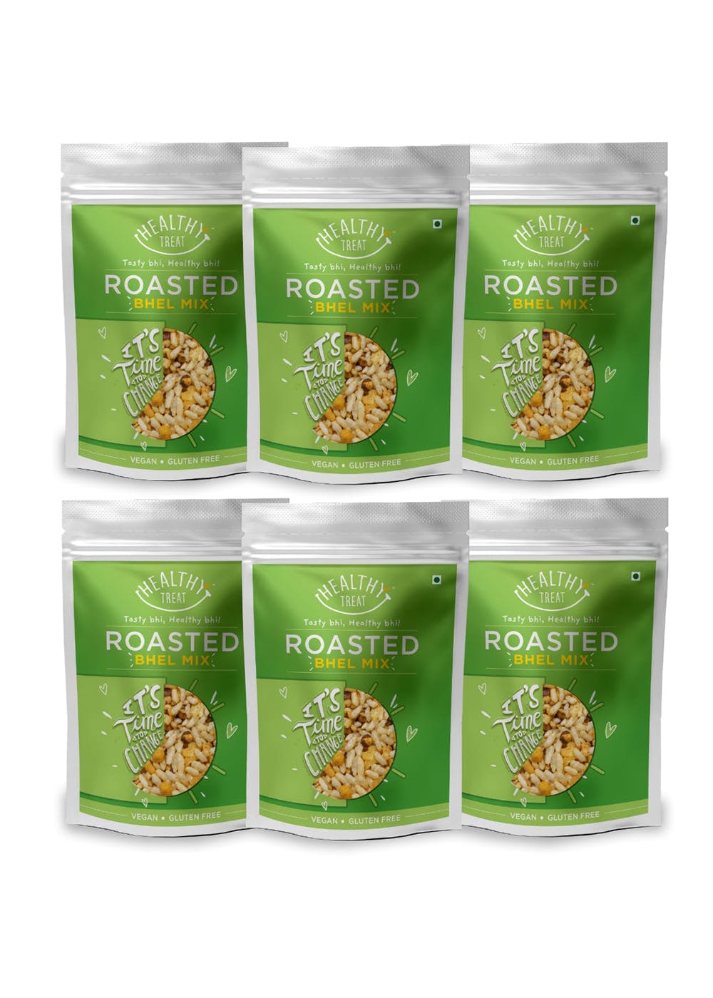 Get ROASTED BHEL MIX 600 gm ( Pack of 6 - 100gm each ) at ₹ 330 | LBB Shop