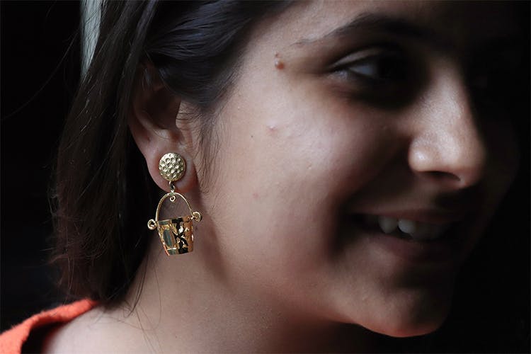 Get Bucket Earrings By Simran Chhabra at ₹ 1499 | LBB Shop