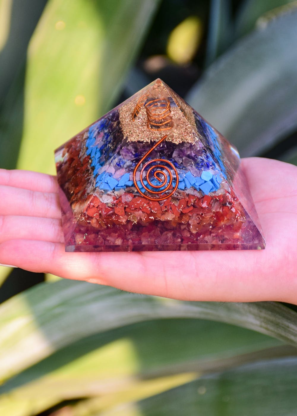 Get Seven Stone Orgone Pyramid at ₹ 450 | LBB Shop