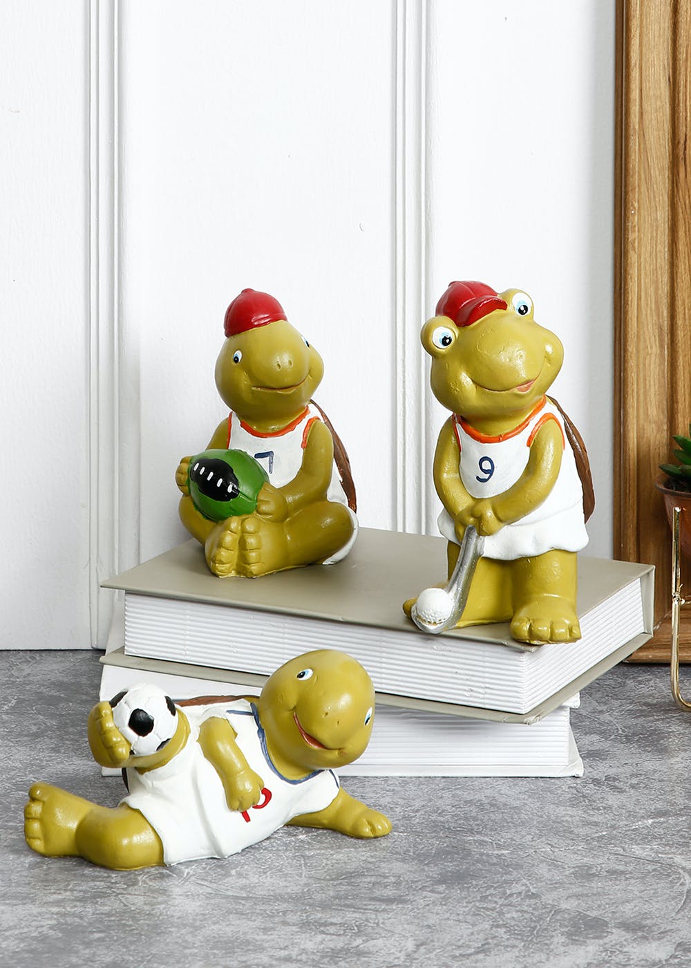 Get Set Of Three Colourful Sports Turtles at ₹ 2949 | LBB Shop