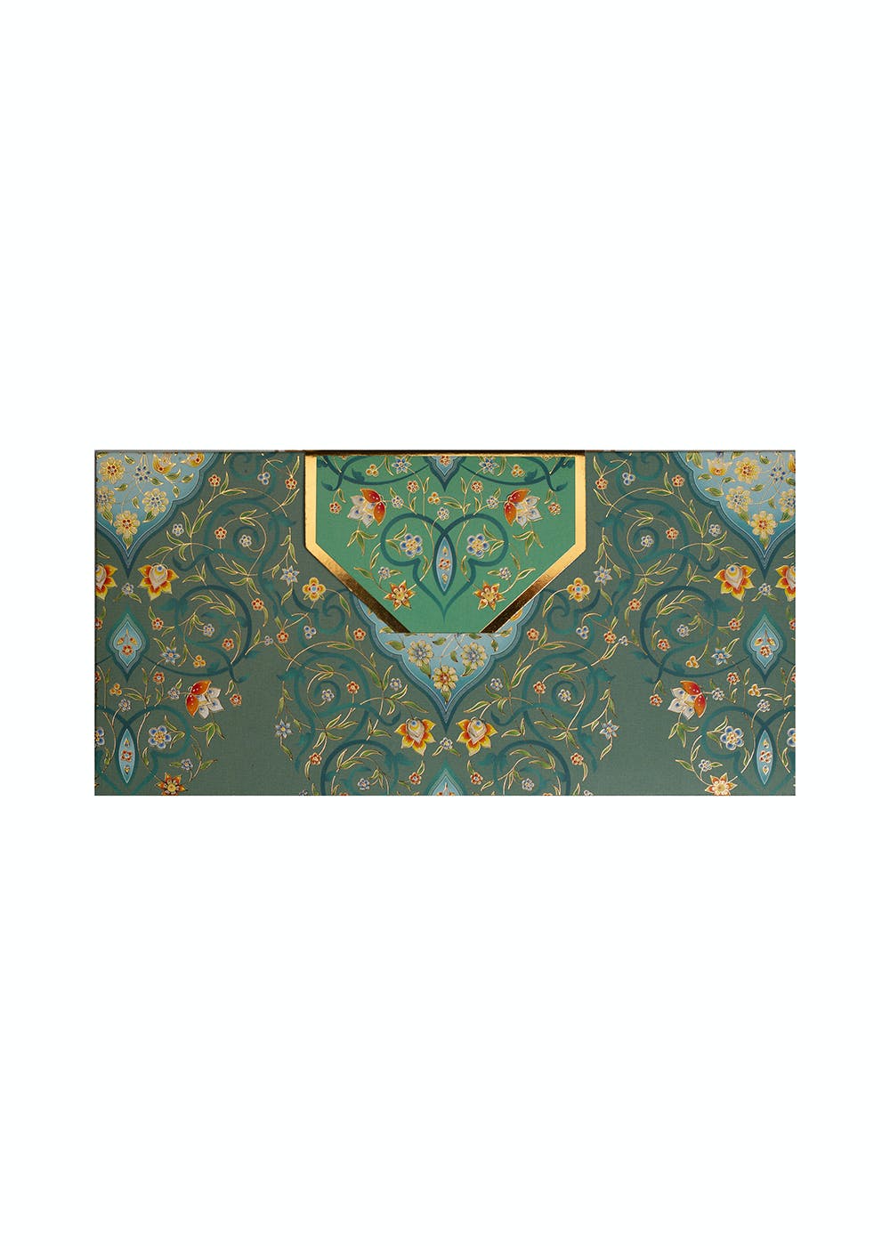 Get Teal And Gold Persian Pattern Envelopes at ₹ 750 | LBB Shop