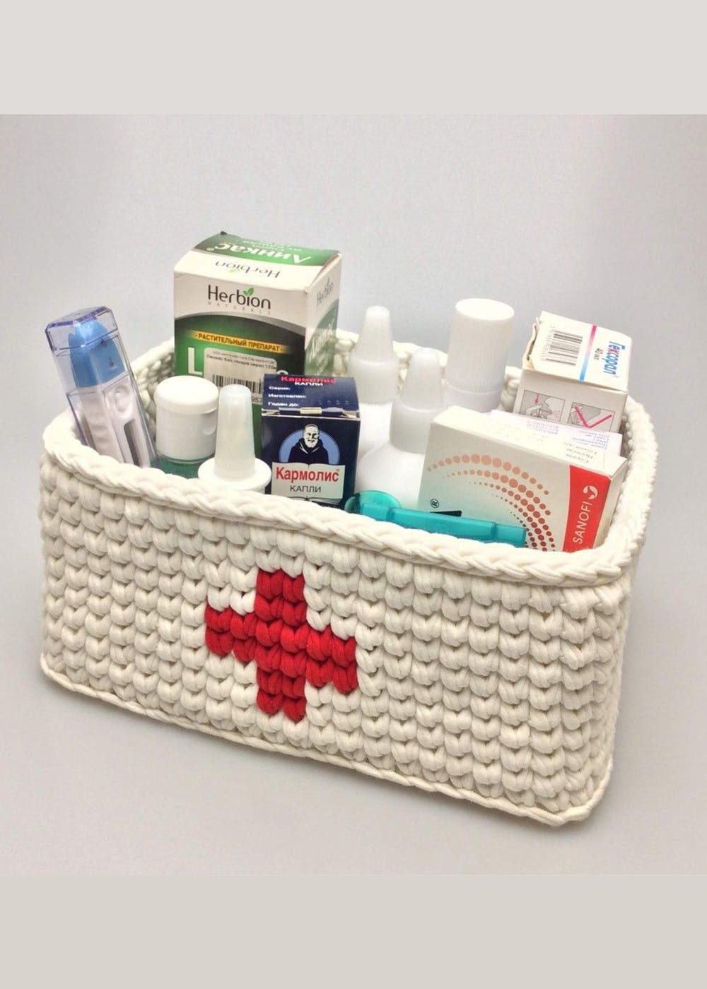 Get First Aid cotton Jute Basket at ₹ 460 | LBB Shop