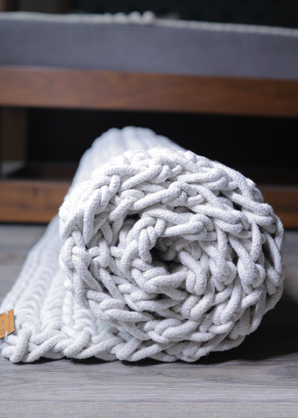 Get Boho Hand Woven Cotton Macrame Beige Rug at ₹ 1999 | LBB Shop