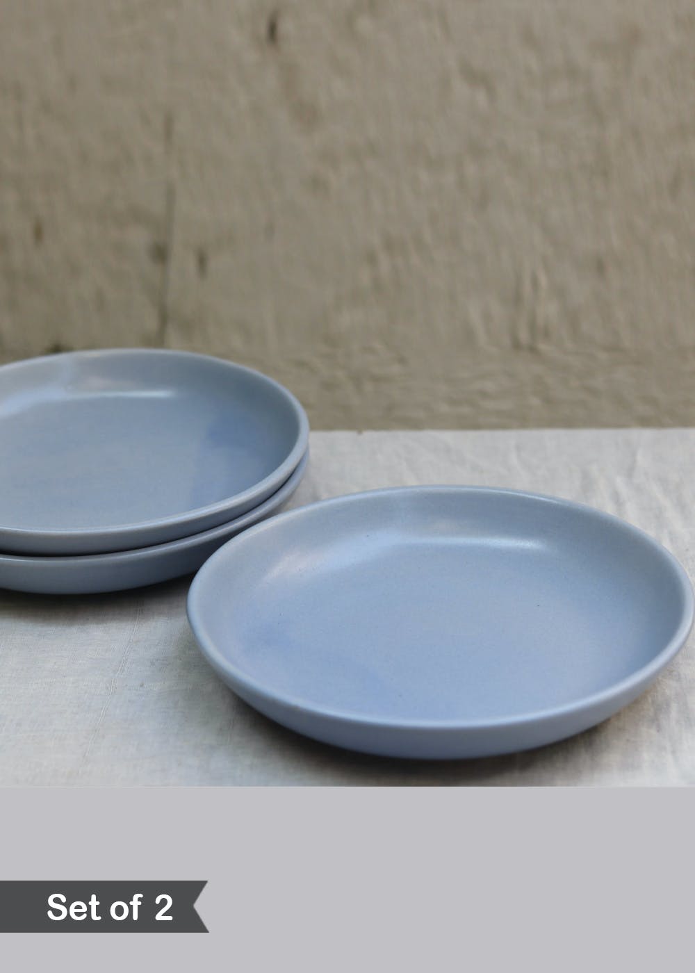 Get Sky Blue Neutral Pasta Plate - Set of 2 at ₹ 2499 | LBB Shop