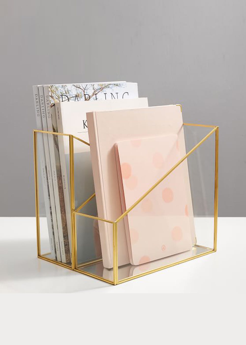 Get Golden Magazine Holder at ₹ 1749 | LBB Shop