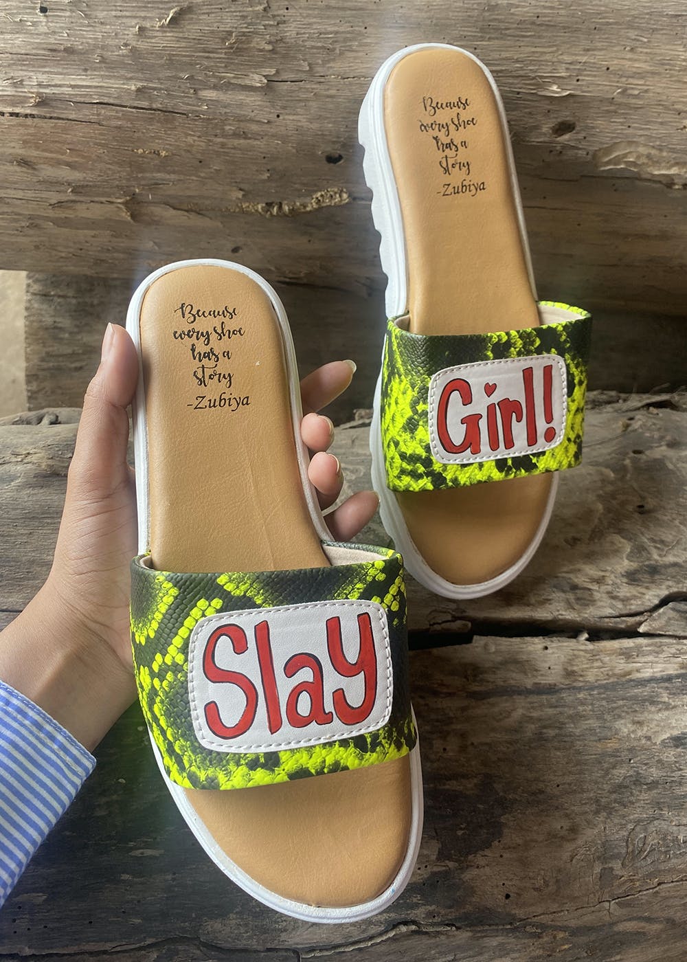 Get Slay Girl Printed Slides at ₹ 1299 | LBB Shop
