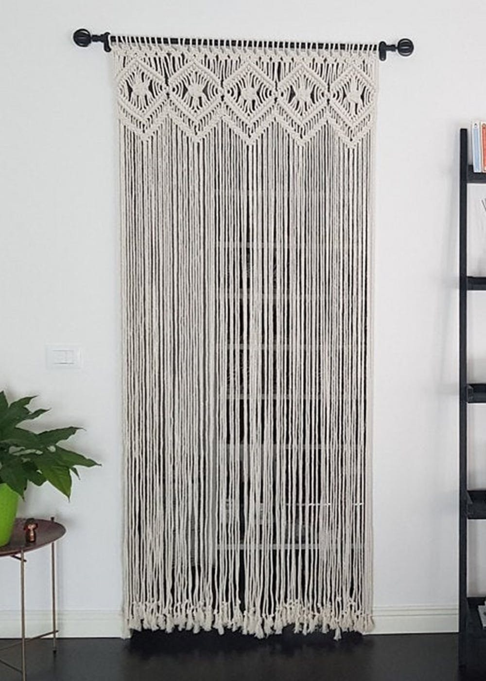 Get Cotton Rope Fringe Design Curtain With Tassels at ₹ 1449 | LBB Shop