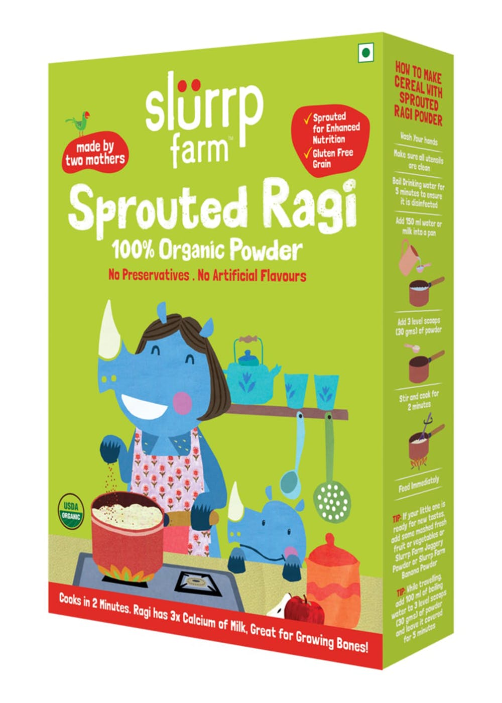 Get Organic Sprouted Ragi Powder at ₹ 300 | LBB Shop