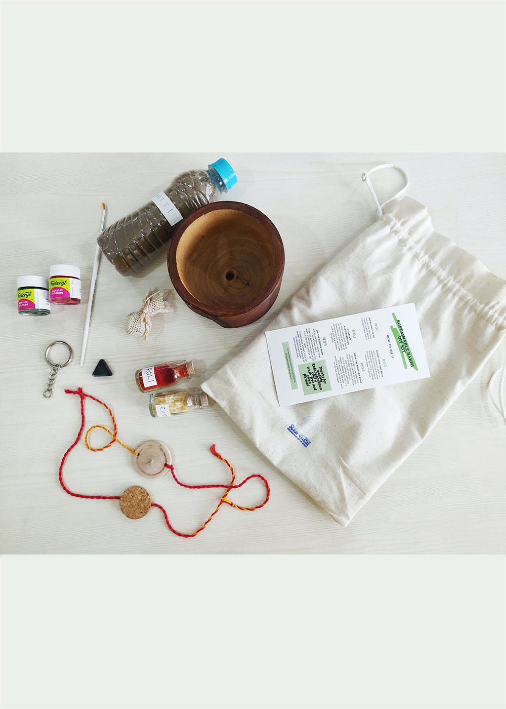 Get Sustainable Rakhi Diy Kit By Scrapshala at ₹ 645 | LBB Shop