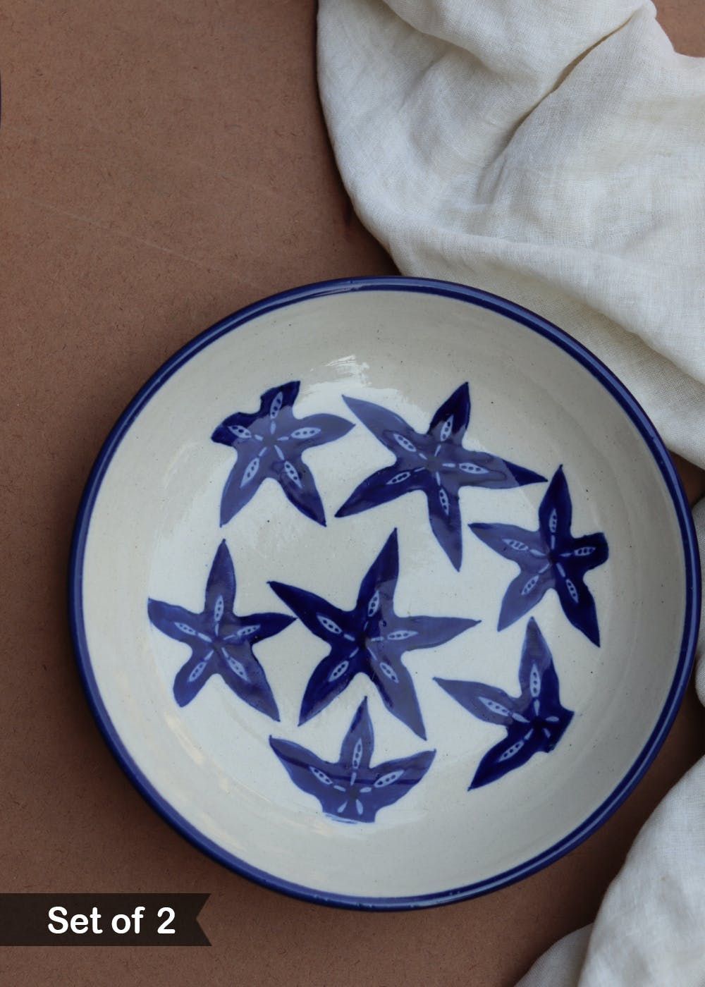 Get Starfish Pasta Plates - Set of 2 at ₹ 1699 | LBB Shop