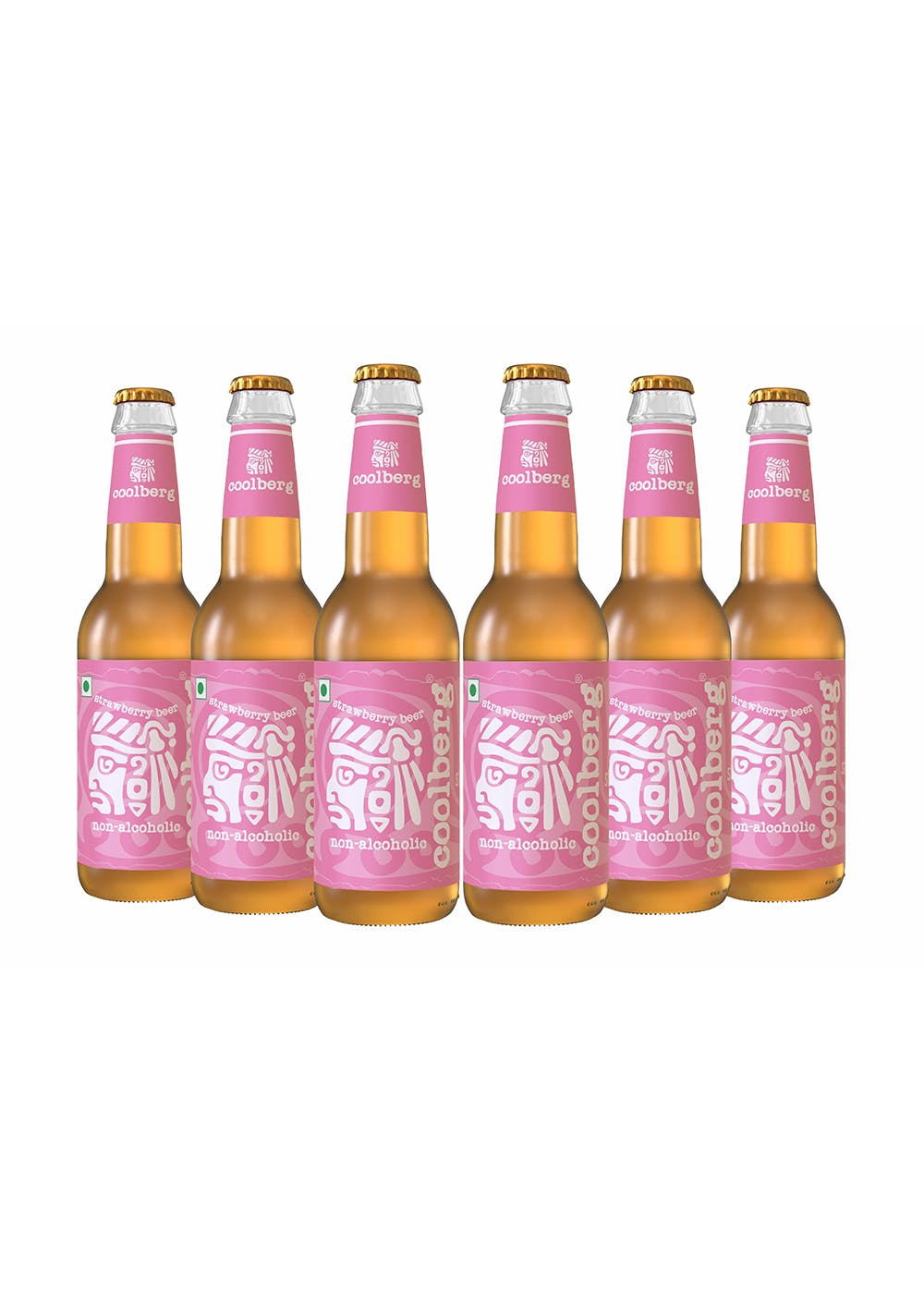 Get Strawberry Non-Alcoholic Beer 330ml Glass Bottle (Pack of 6) at ...