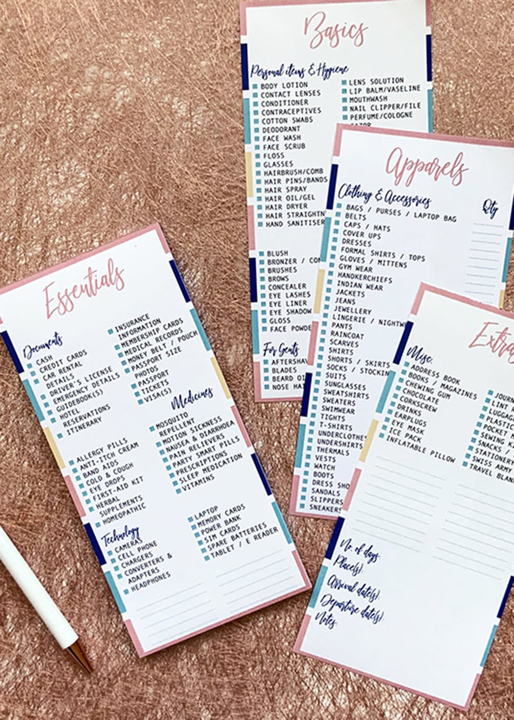 Get Stripes Travel Checklist at ₹ 595 | LBB Shop