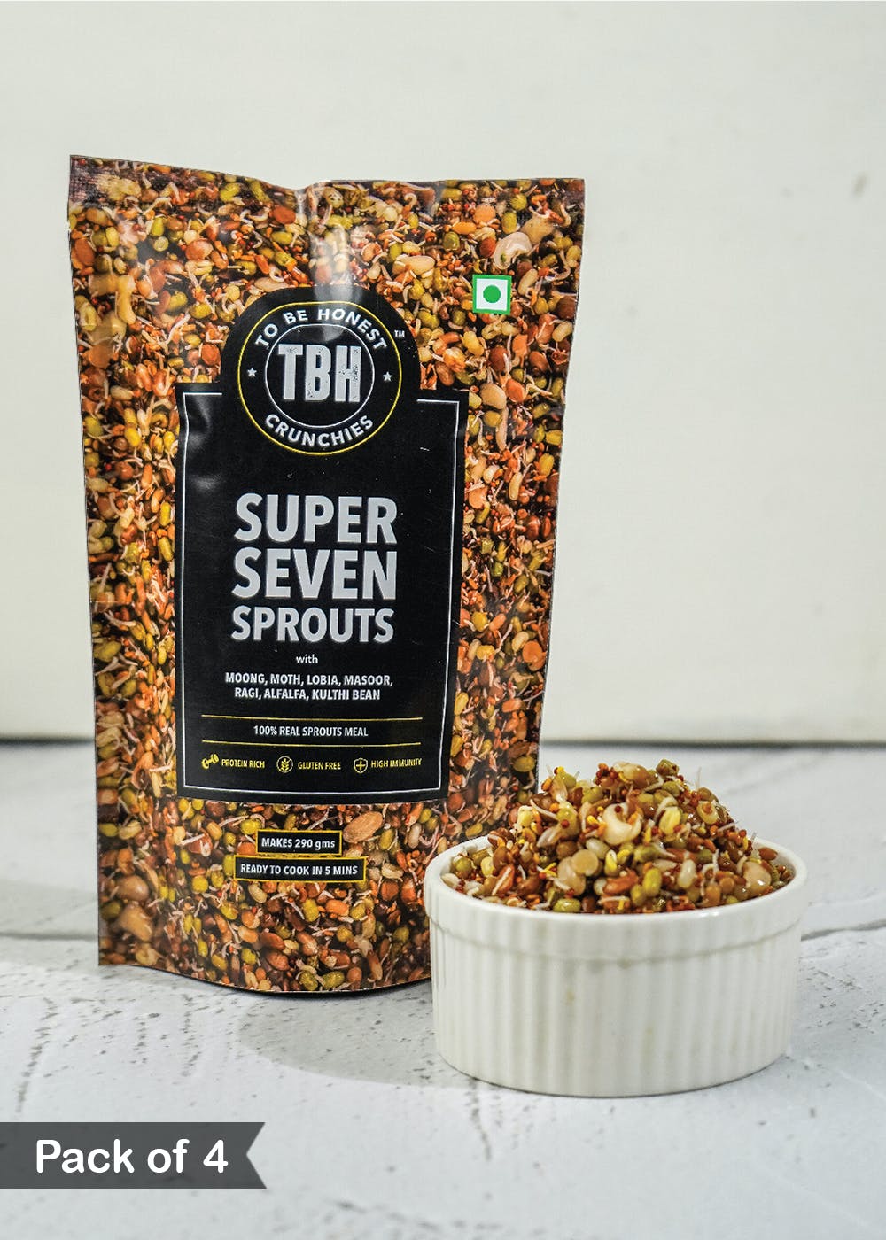 Get Super 7 Sprouts with Moong, Moth, Masoor, Lobia, Ragi, Alfa Alfa ...