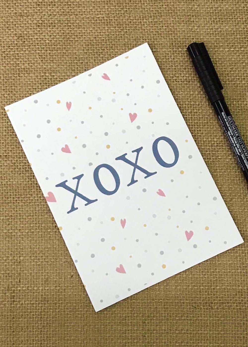Get Xoxo Greeting Card With An Envelope at ₹ 200 | LBB Shop