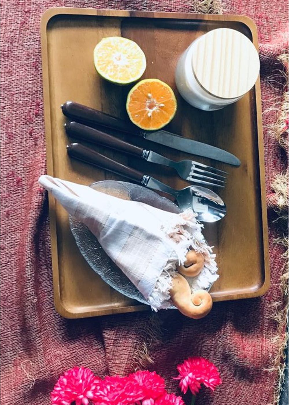Get Wooden Café Tray at ₹ 1485 | LBB Shop