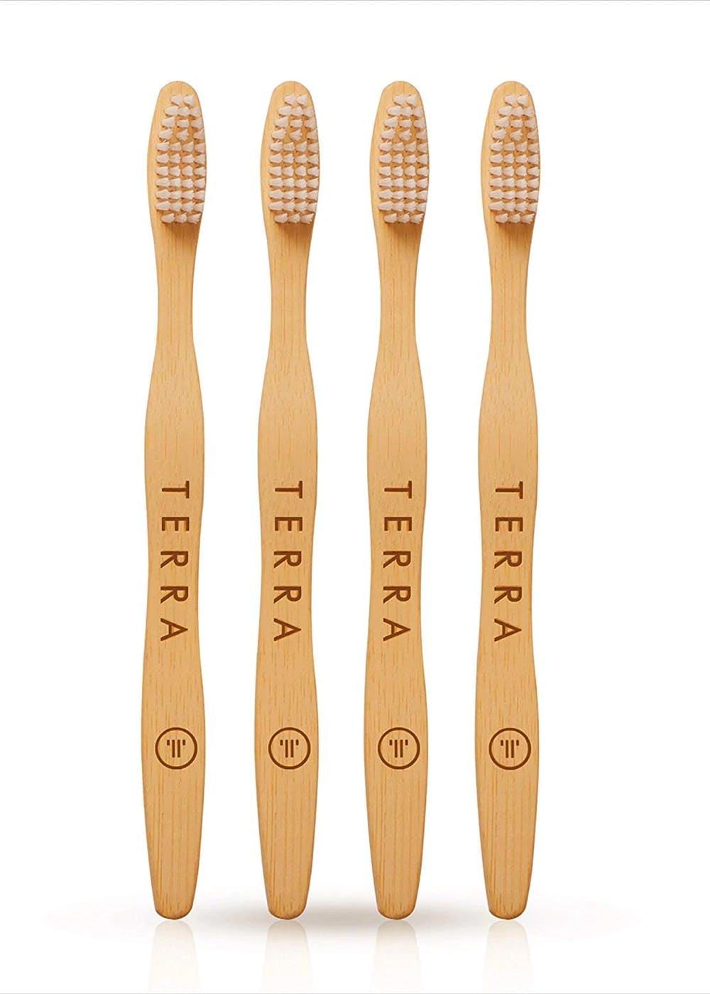 Get White Adult Bamboo Toothbrush Pack Of 4 at ₹ 299 | LBB Shop