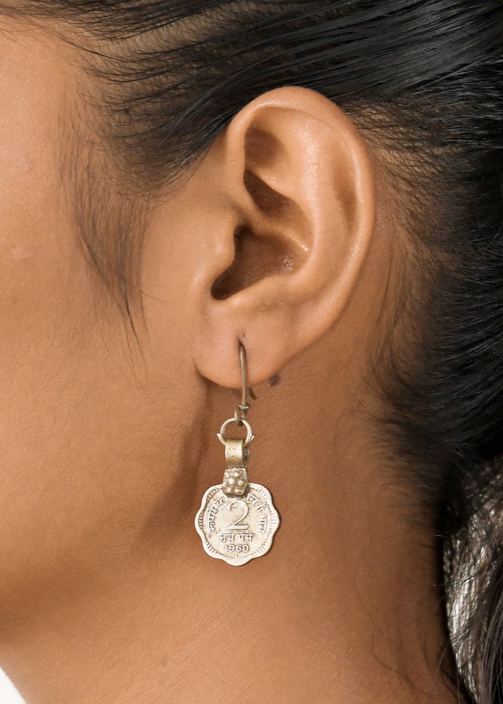 Get Two Paisa Coin Earring at ₹ 350 | LBB Shop
