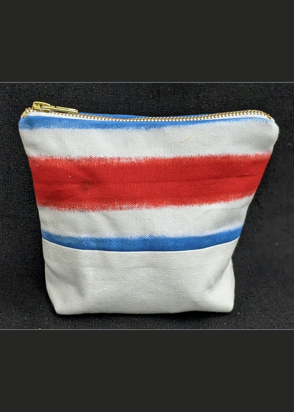 Get Red & Blue Striped Pouch at ₹ 650 | LBB Shop