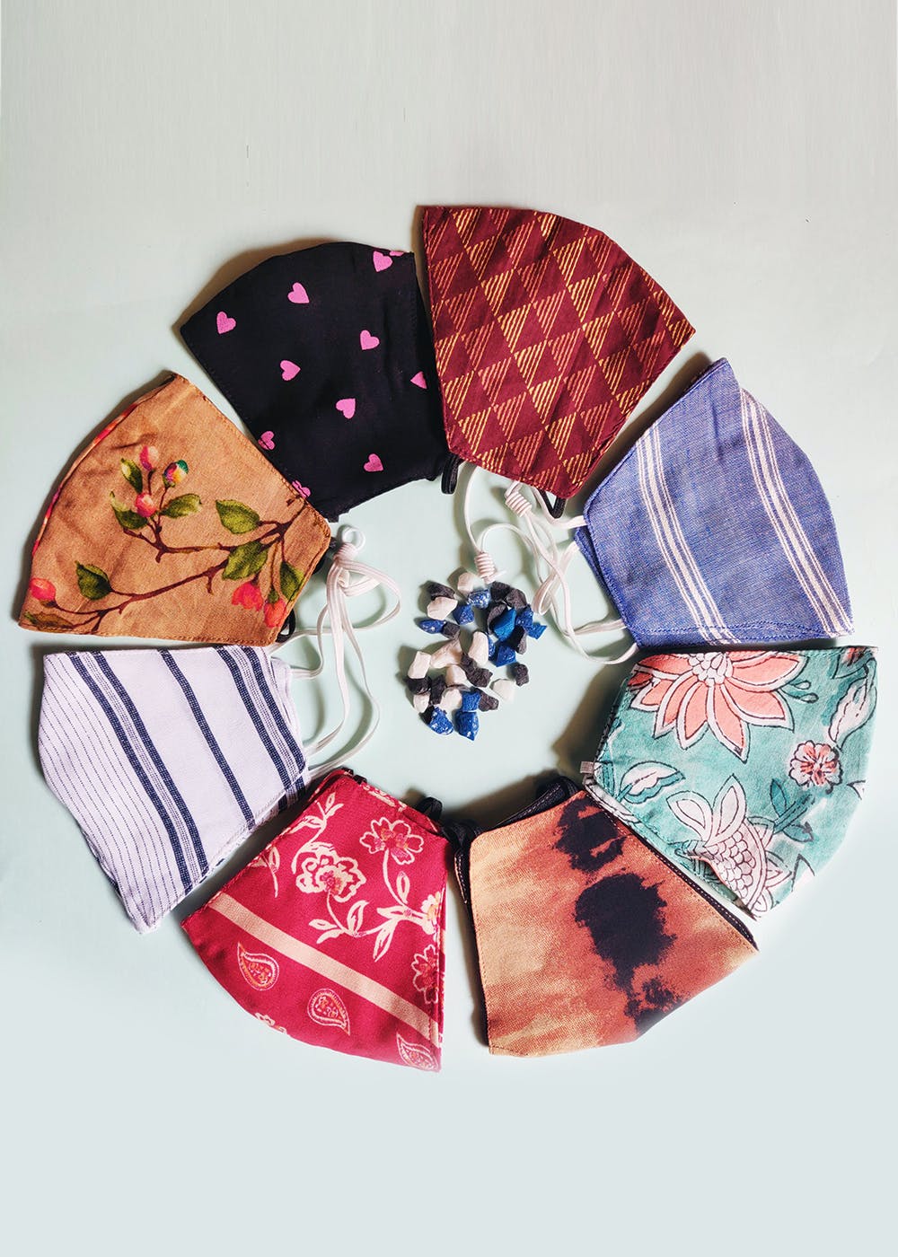 Get Set of 4 Assorted Masks With Adjustable Straps at ₹ 525 | LBB Shop