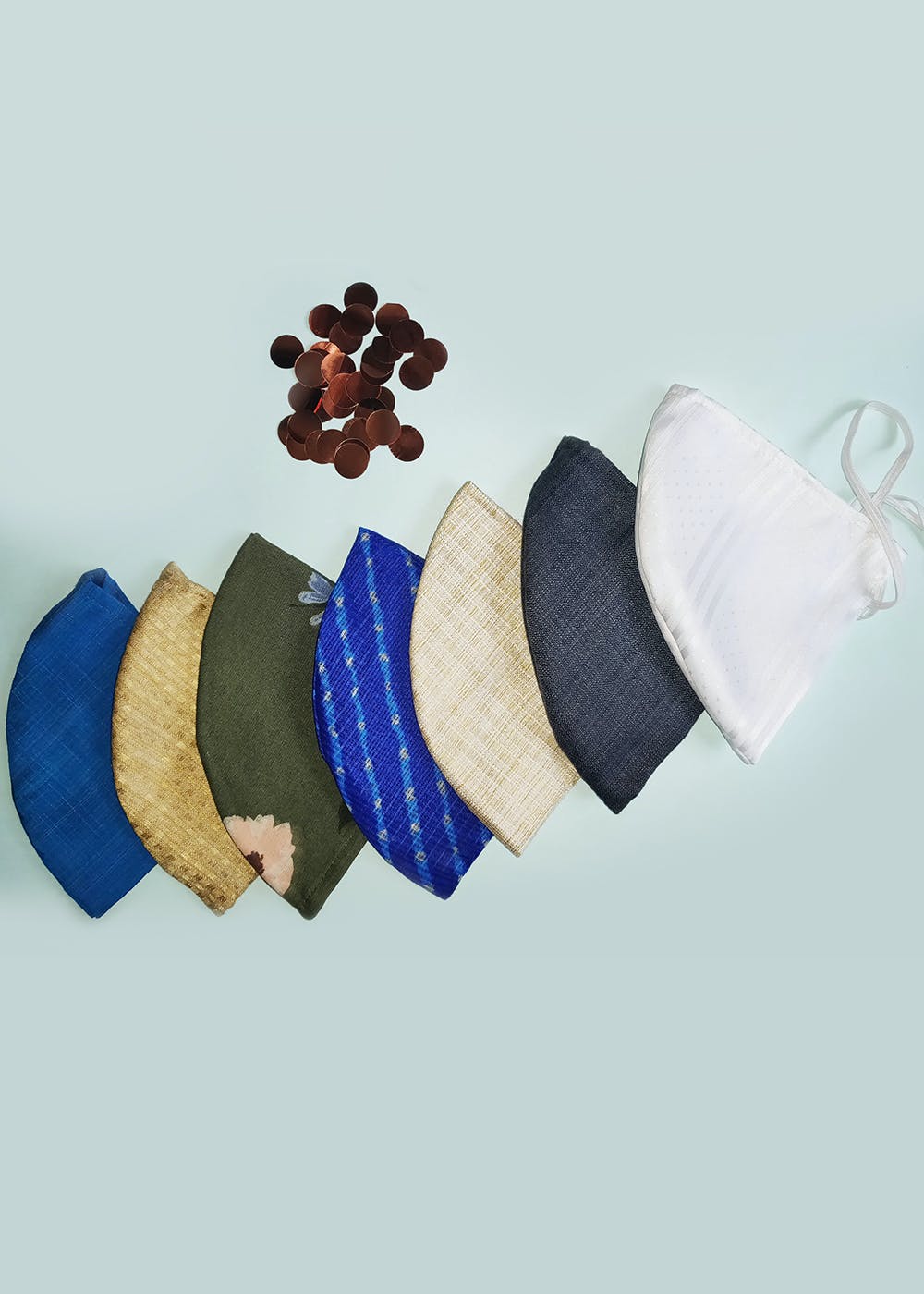 Get Set of 7 Double Layered Masks at ₹ 550 | LBB Shop