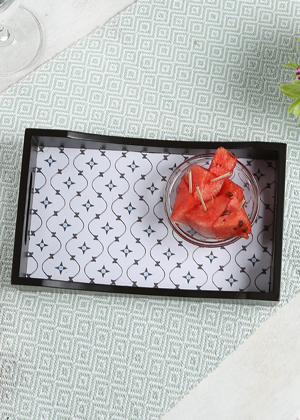 Get Star MDF Small Rectangular Serving Tray at ₹ 629 | LBB Shop