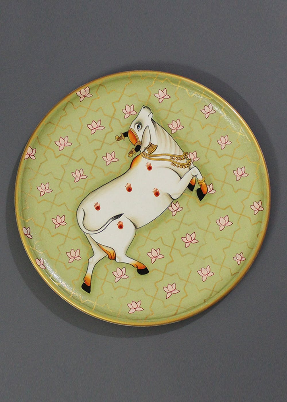 Get Pastel Green Jaali Cow at ₹ 2000 | LBB Shop