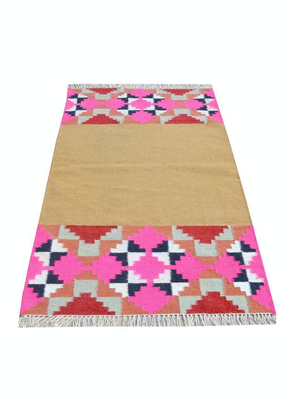 Get Handmade Woolen Rug - Fulkari at ₹ 4800 | LBB Shop