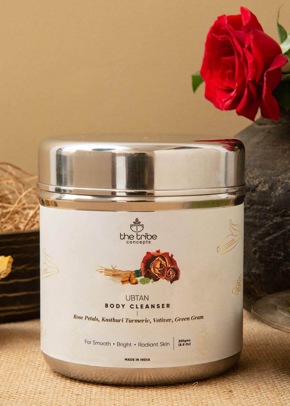 Get Ubtan Body Cleanser - With Steel Tin at ₹ 549 | LBB Shop