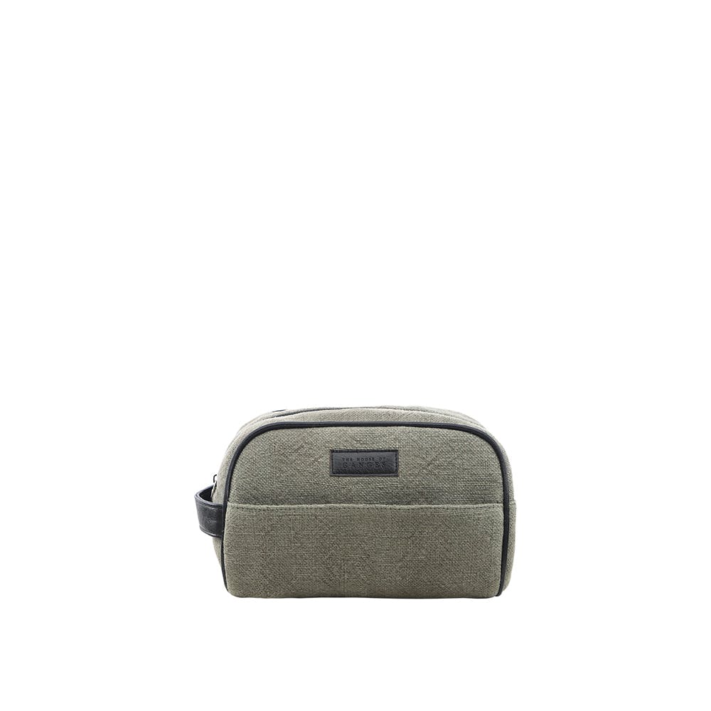 Get Gravel Grey Zippered Pouch at ₹ 2250 | LBB Shop